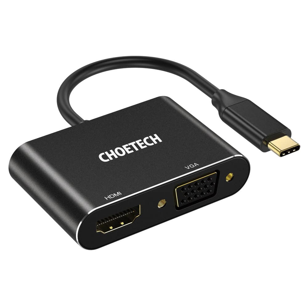 Choetech Μετατροπέας από USB-C male σε HDMI / VGA female (HUB-M17 ...